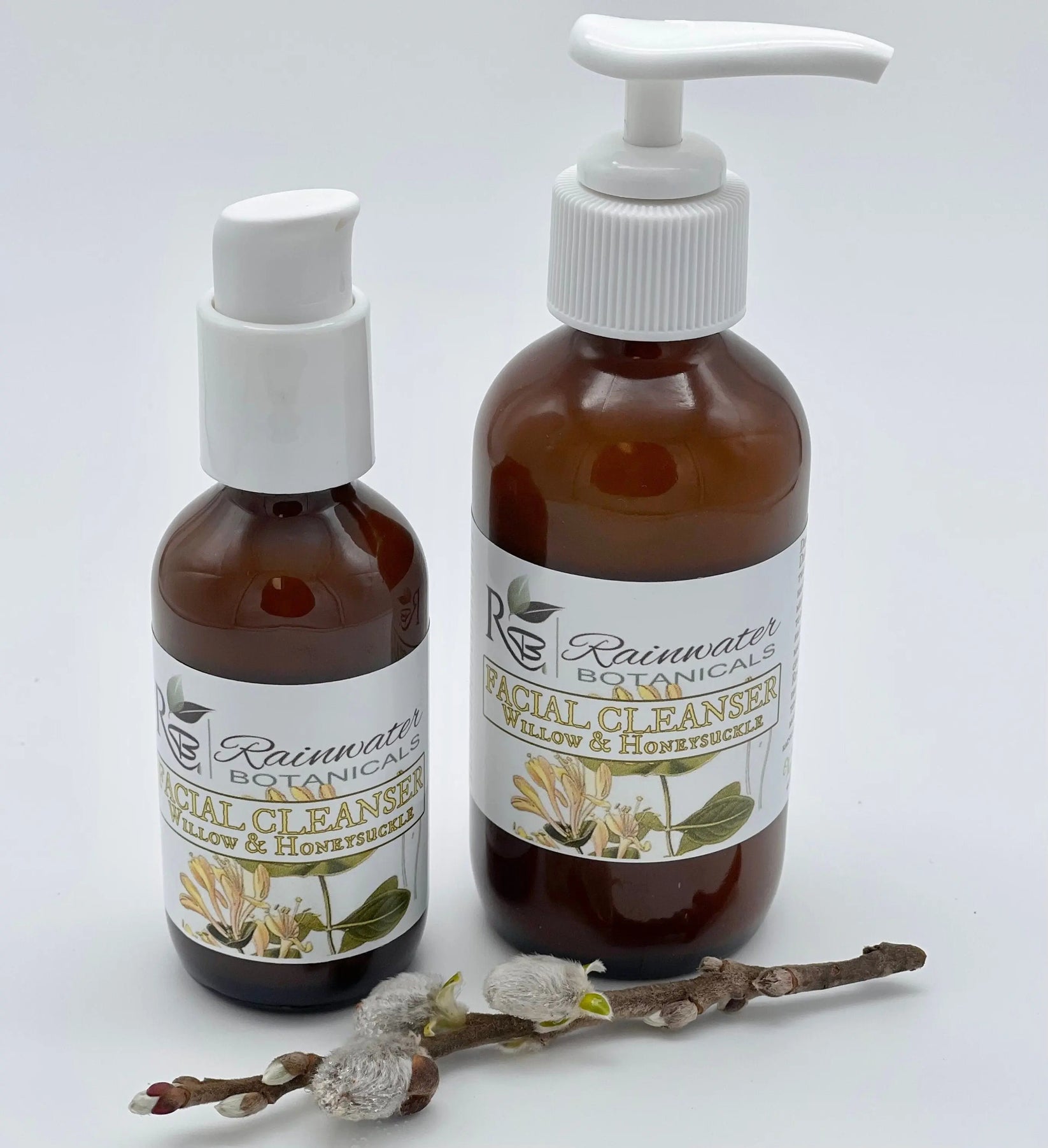 Cream Facial Cleanser with Willow & Honeysuckle - Rainwater Botanicals