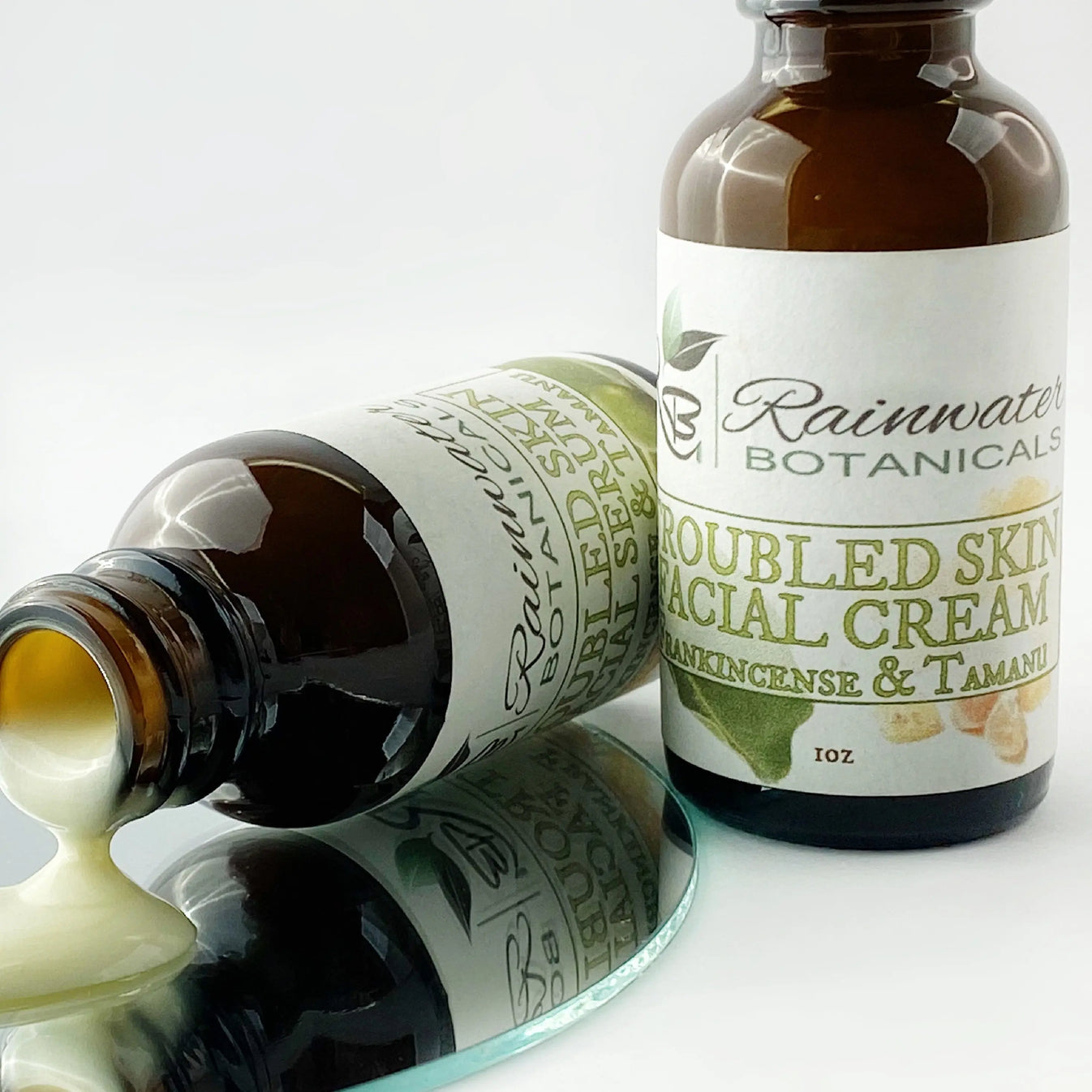Facial Cream For Troubled Skin and Acne - Rainwater Botanicals