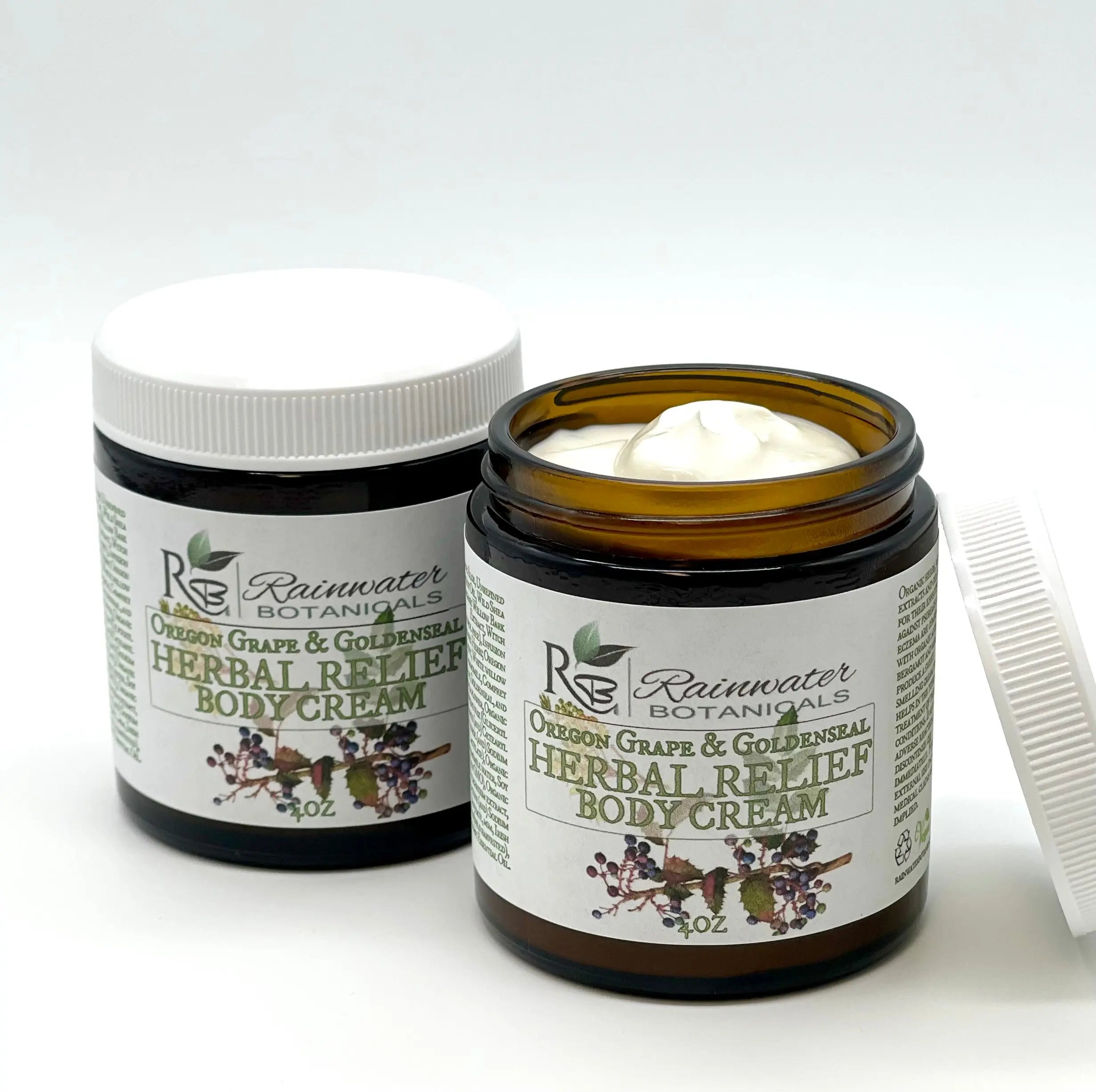 Oregon Grape Root and Golden Seal Herbal Relief Cream For Dry Itchy